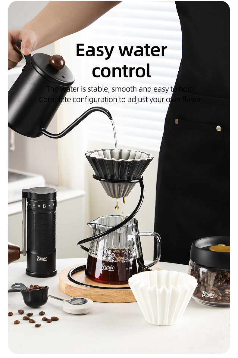 BINCOO Hand Brewed Coffee Set Origami Ceramic Coffee Filter Mug Hand ...