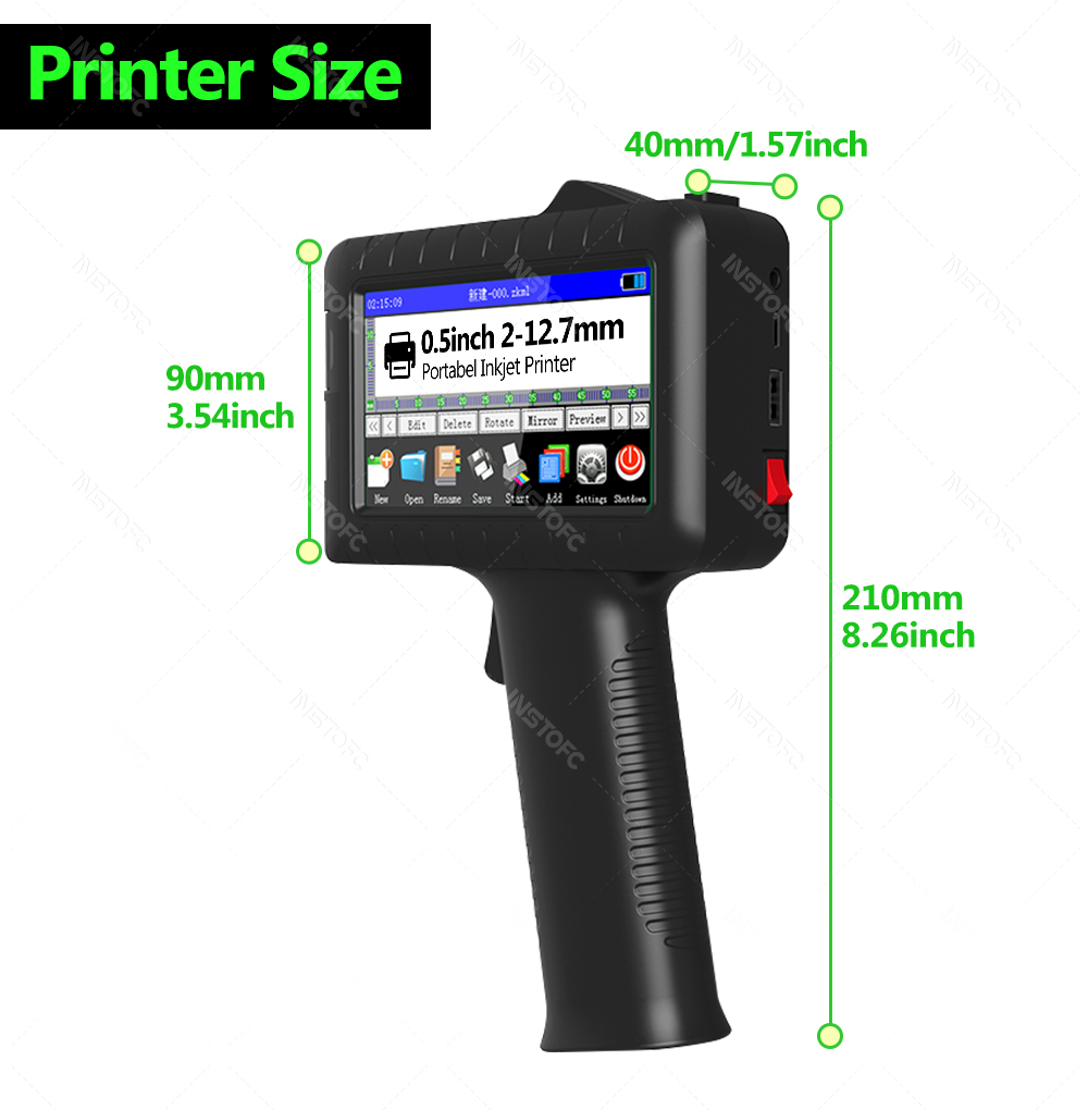 INKP008 Smart Inkjet Printer Multi-Function Printing With black ink ...