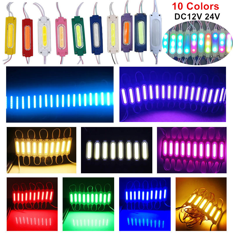 5/10/20 pcs Led Module DC12V or 24V Truck Side Marker Indicator Light ...
