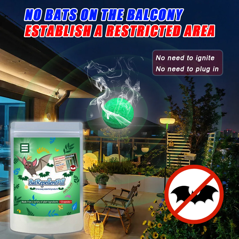 【All Bats Stay Away！】IOO Bat Repellent Outdoor Pigeons Repellent ...