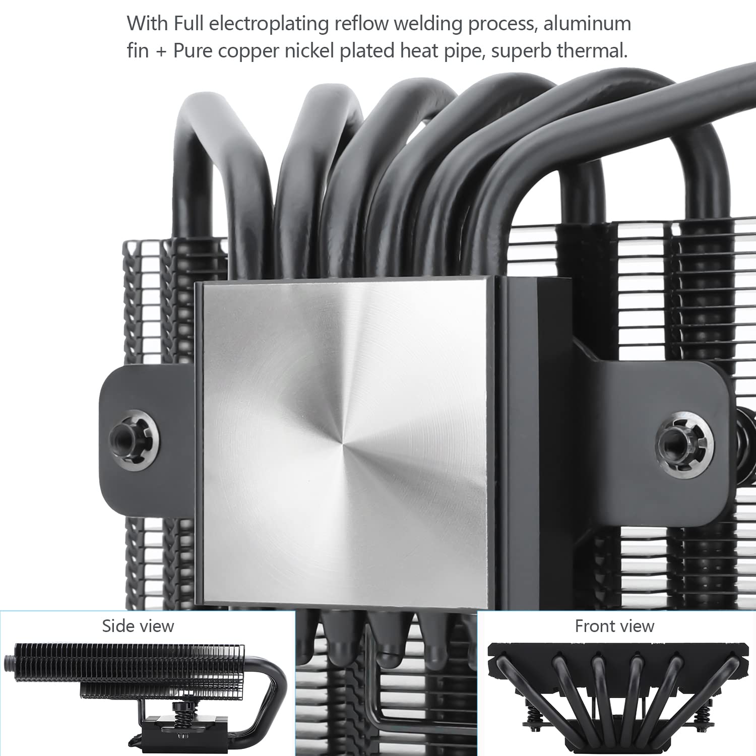 Thermalright AXP120-X67 ARGB CPU Air Cooler 6 Heat Pipes Low Profile ...