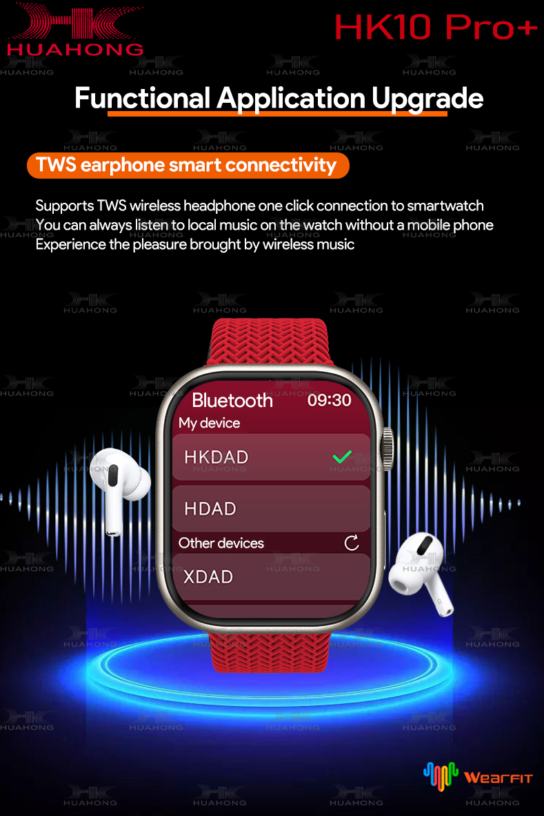 HK10 Pro Plus AMOLED Smart Watch Men Women NFC Compass Ai ChatGPT ...