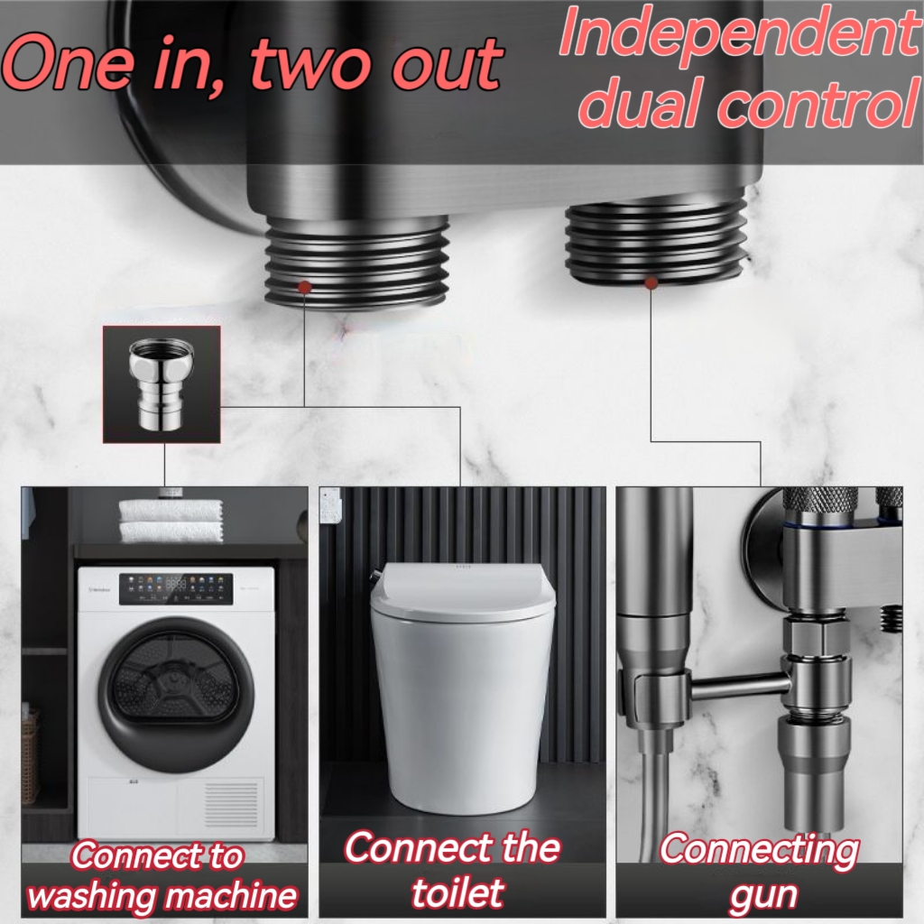 Bidet spray set stainless steel bathroom Water closet pipeline Spray ...