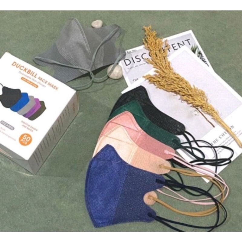 【For Muslim Girls】Duckbill mask hijab 50pcs 3ply Malaysia Stock for ...