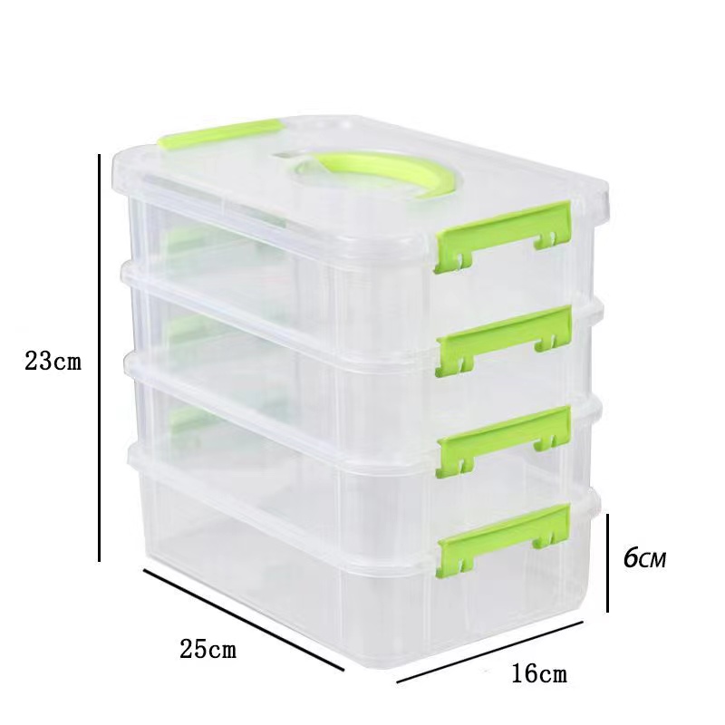 Lego Storage Box Multi-Layer Small Particle Building Blocks Compartment ...
