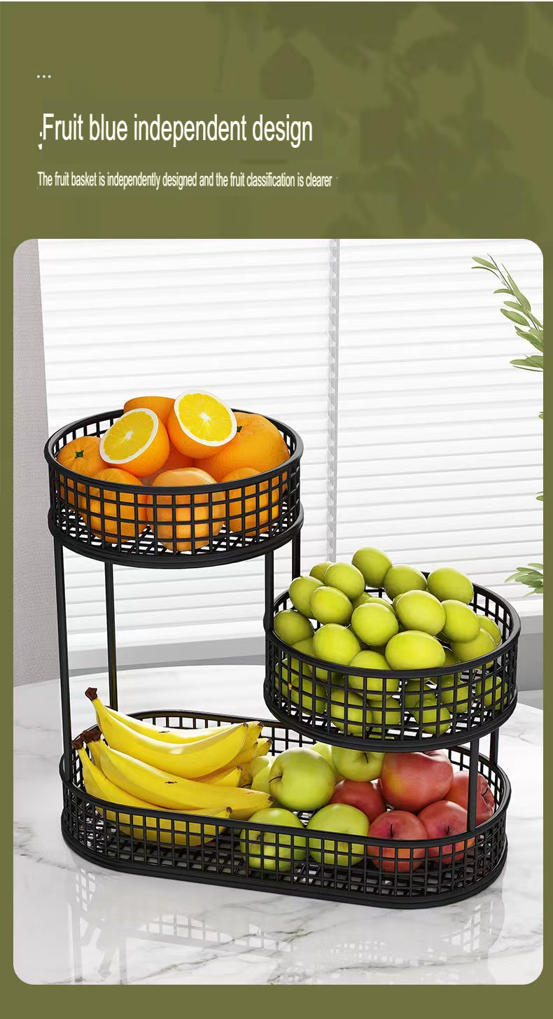Fruit Fruit Living Room Coffee Table Three-Tier Fruit Plate Snack Fruit ...