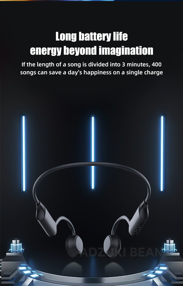 SPRISE K08 Bone Conduction Wireless Bluetooth Headset Earphone Long ...