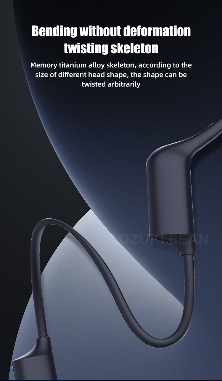 SPRISE K08 Bone Conduction Wireless Bluetooth Headset Earphone Long ...