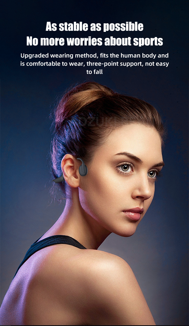 SPRISE K08 Bone Conduction Wireless Bluetooth Headset Earphone Long ...