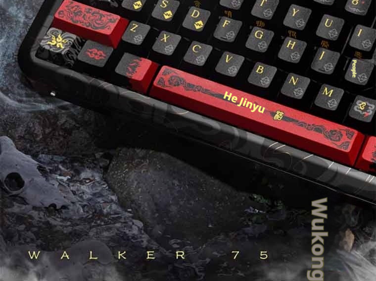 PIIFOX "Black Myth: Wukong" Customized Keyboard Heat Sublimation ...