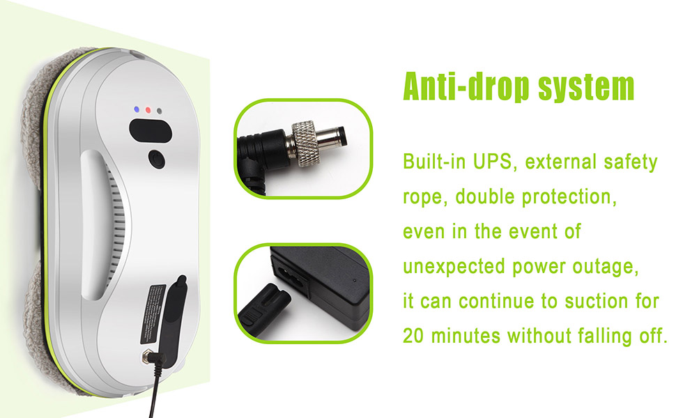 New Hands-free Window Cleaning Robot with Auto Water Spray,Smart Window ...