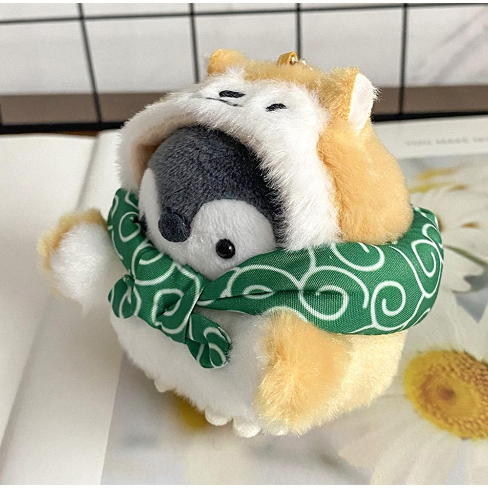 AOPHEKM Penguin Plush Key Ring, Cartoon Plush Doll Penguin Keychain ...