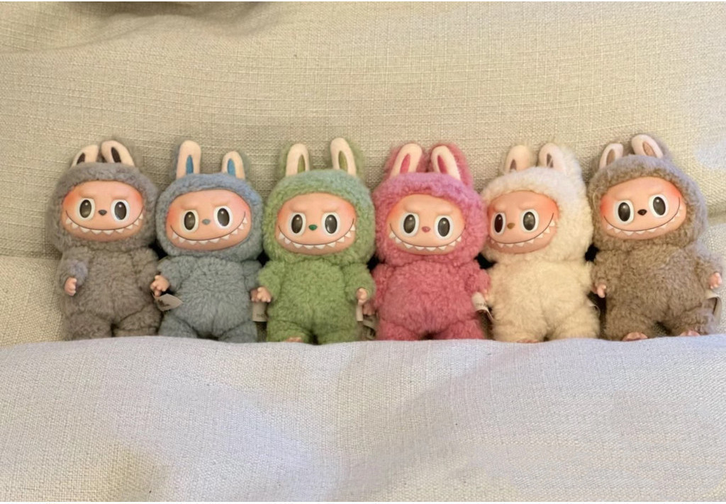 Pop MART THE MONSTERS Heart Macaron Vinyl Face Mystery Box Labubu Gift ...