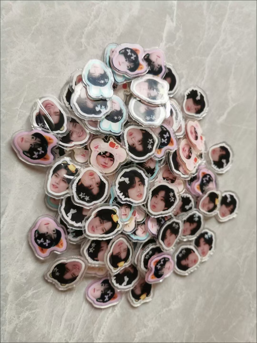 Customized Shaker Phone Case With Any Pictures Bubble Heads Acrylic ...