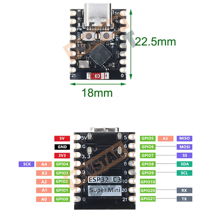 Esp32 C3 Esp32 S3 Esp32 H2 Esp32 C6 Development Board Esp32 C3