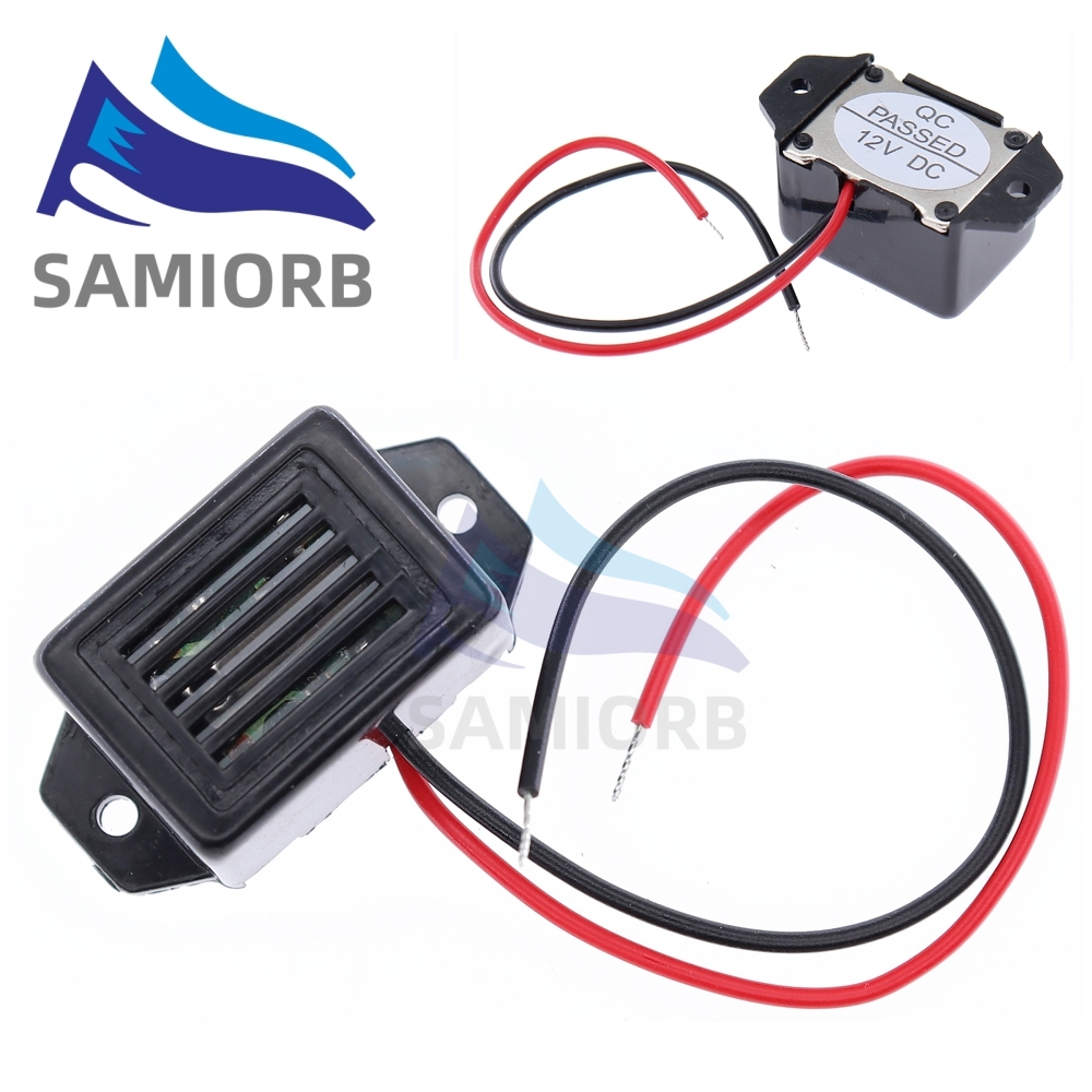 Alarm Buzzer DC 12V 85dB Mini Electronic Alarm Buzzers Constant Tone ...