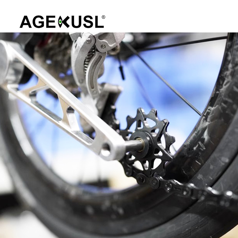 UnionJack Bike Rear Derailleur Chain Pulley Roller Wheel Guide Wheels Ceramic Use For Brompton ...