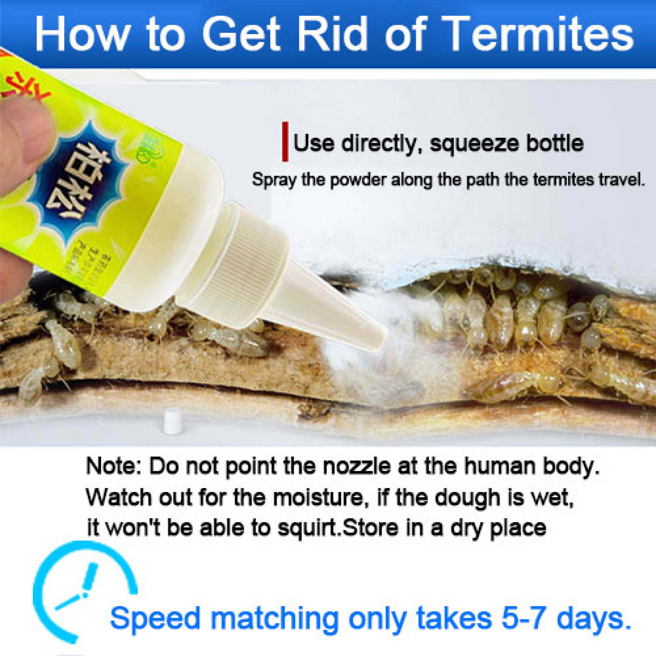 Termite Killer Bait Powder 75g Insecticide Bait Repeller Poison High ...