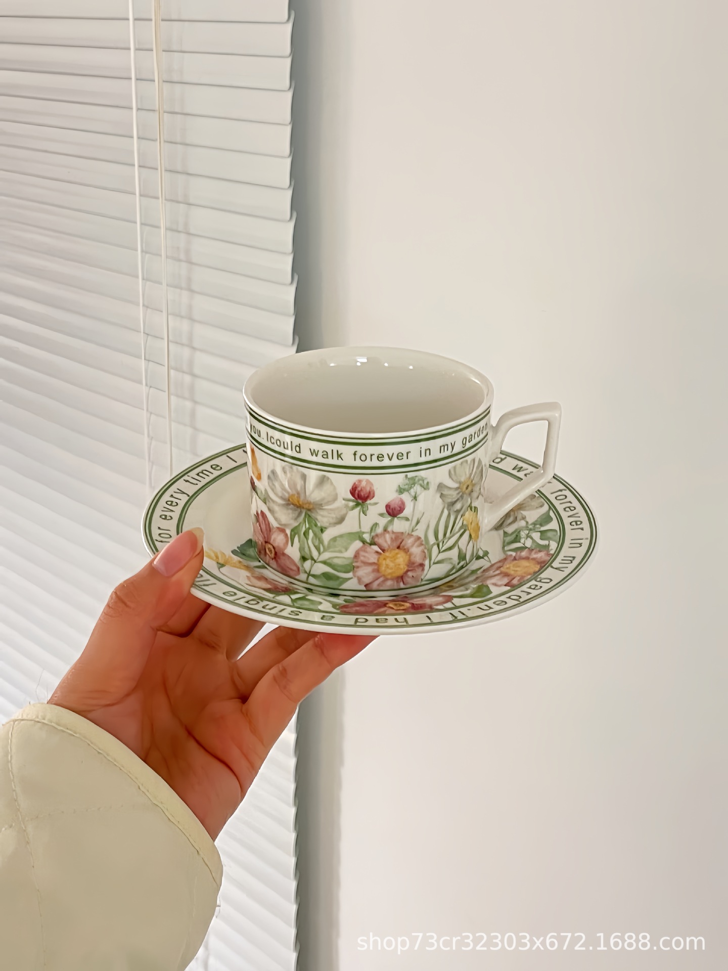 French retro ceramic coffee cup gift box, niche exquisite set, high-end ...