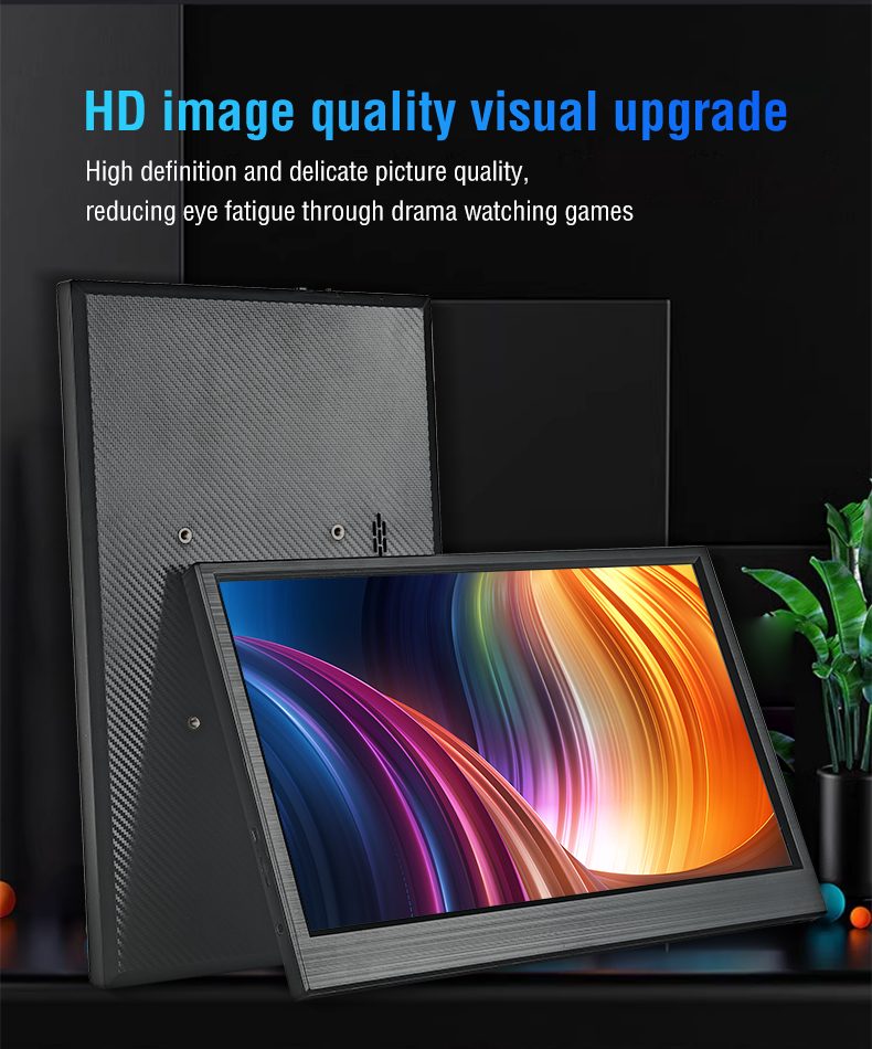 Anmite 11.6" Portable Monitor for Laptop Usb Type-c HDMI Display ...