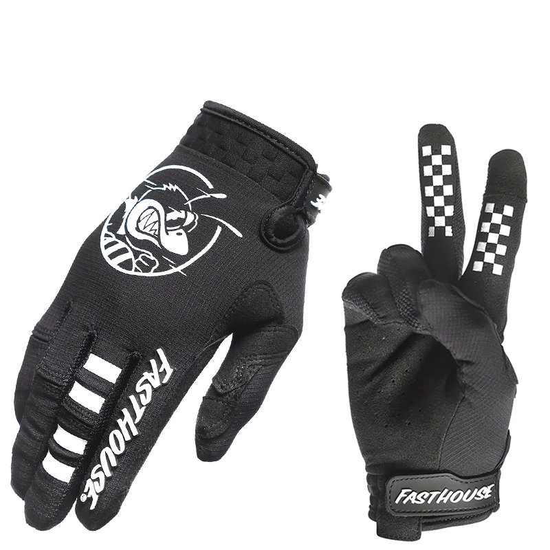 FASTHOUSE 2023 Two-color thin men's and women's long-finger full-finger ...