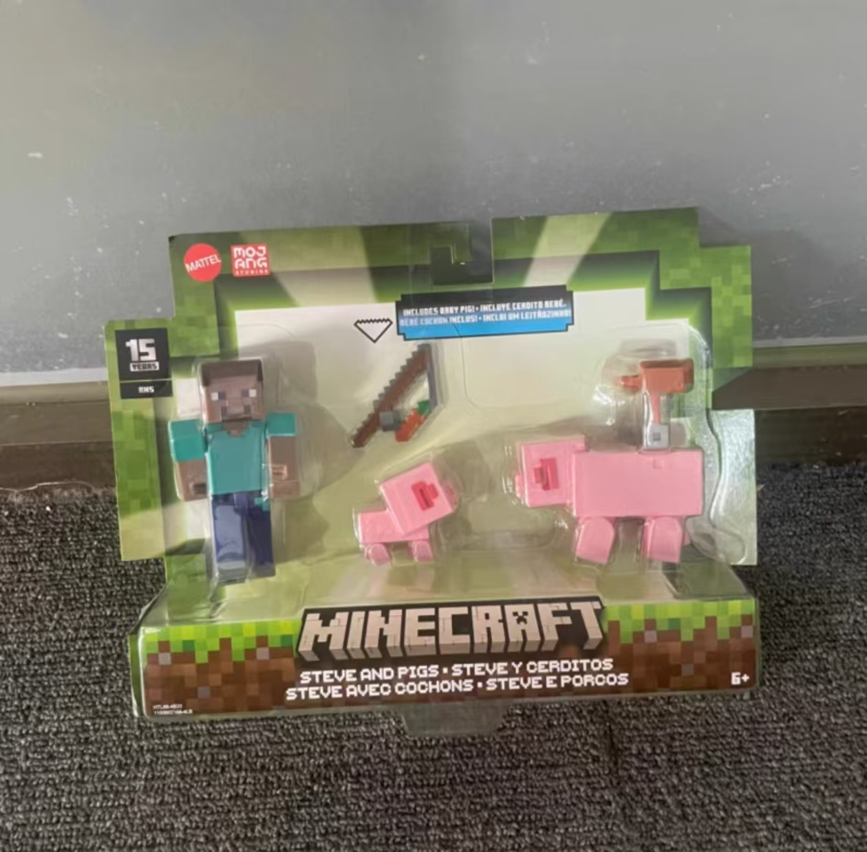 Mattel Minecraft Toys, 3.25-inch Action Figure 2-Packs, 2 Figures and 2 ...