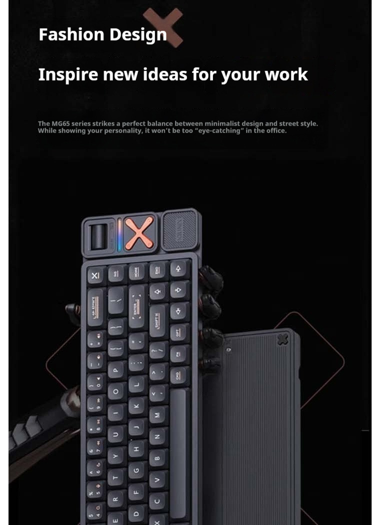 IQUNIX MG65/MG65 Pro low axis mechanical keyboard wireless three-mode ...