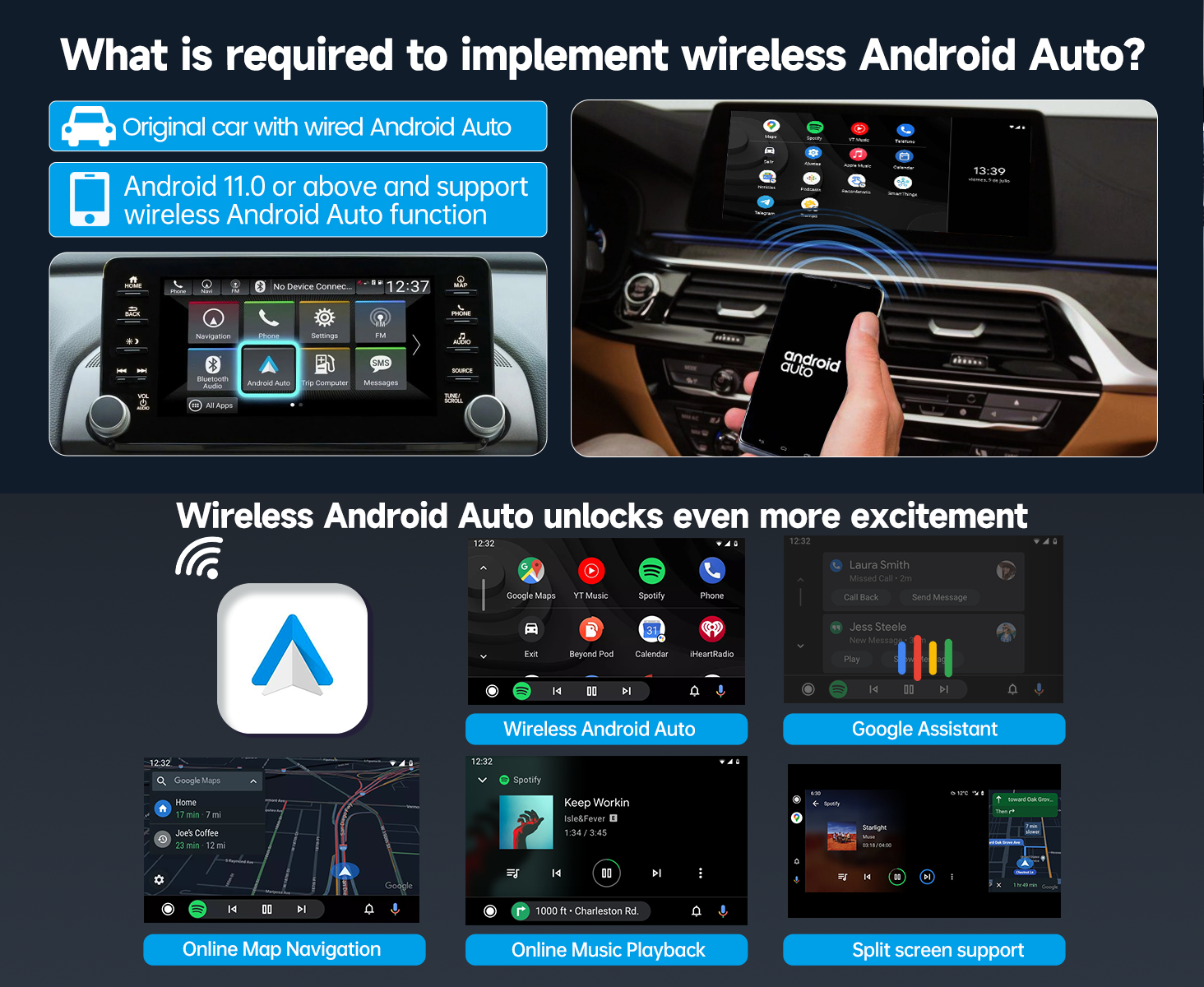 Carlinkit 5.0 apple carplay wireless adapter android auto wireless ...