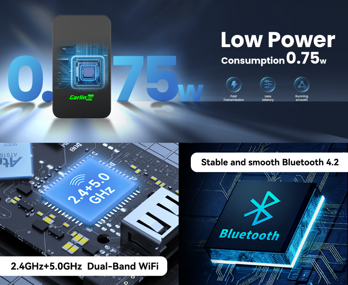 Carlinkit 5.0 apple carplay wireless adapter android auto wireless ...