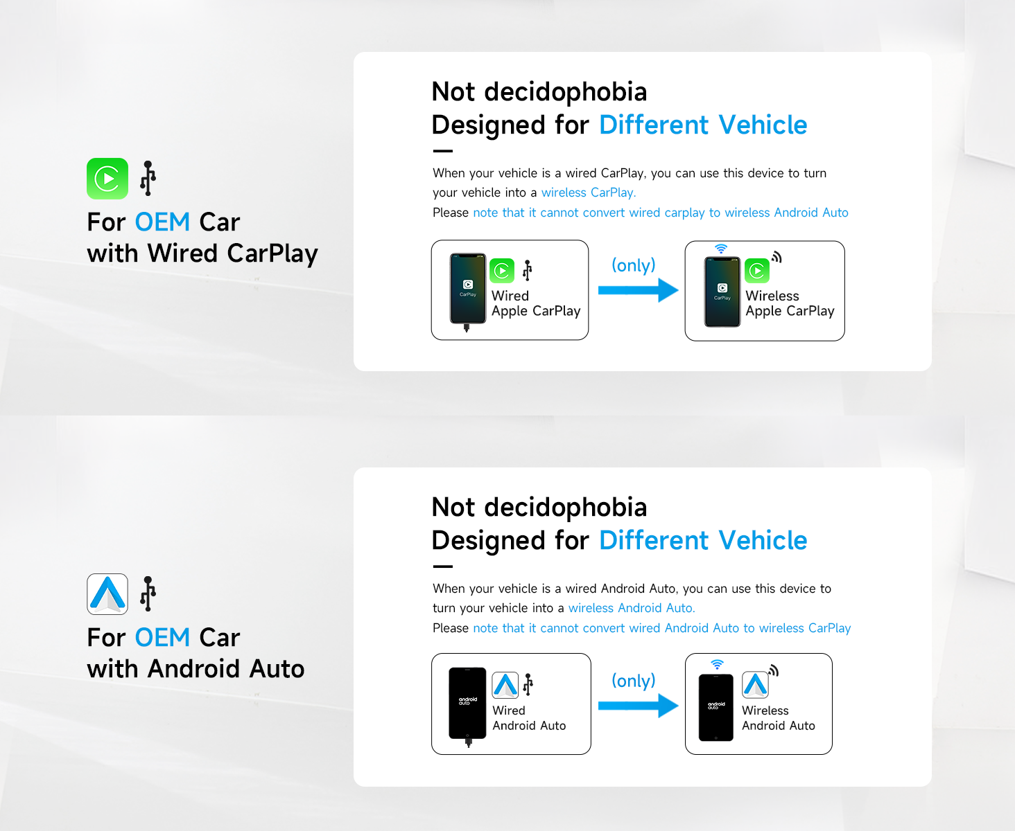 Carlinkit 5.0 apple carplay wireless adapter android auto wireless ...