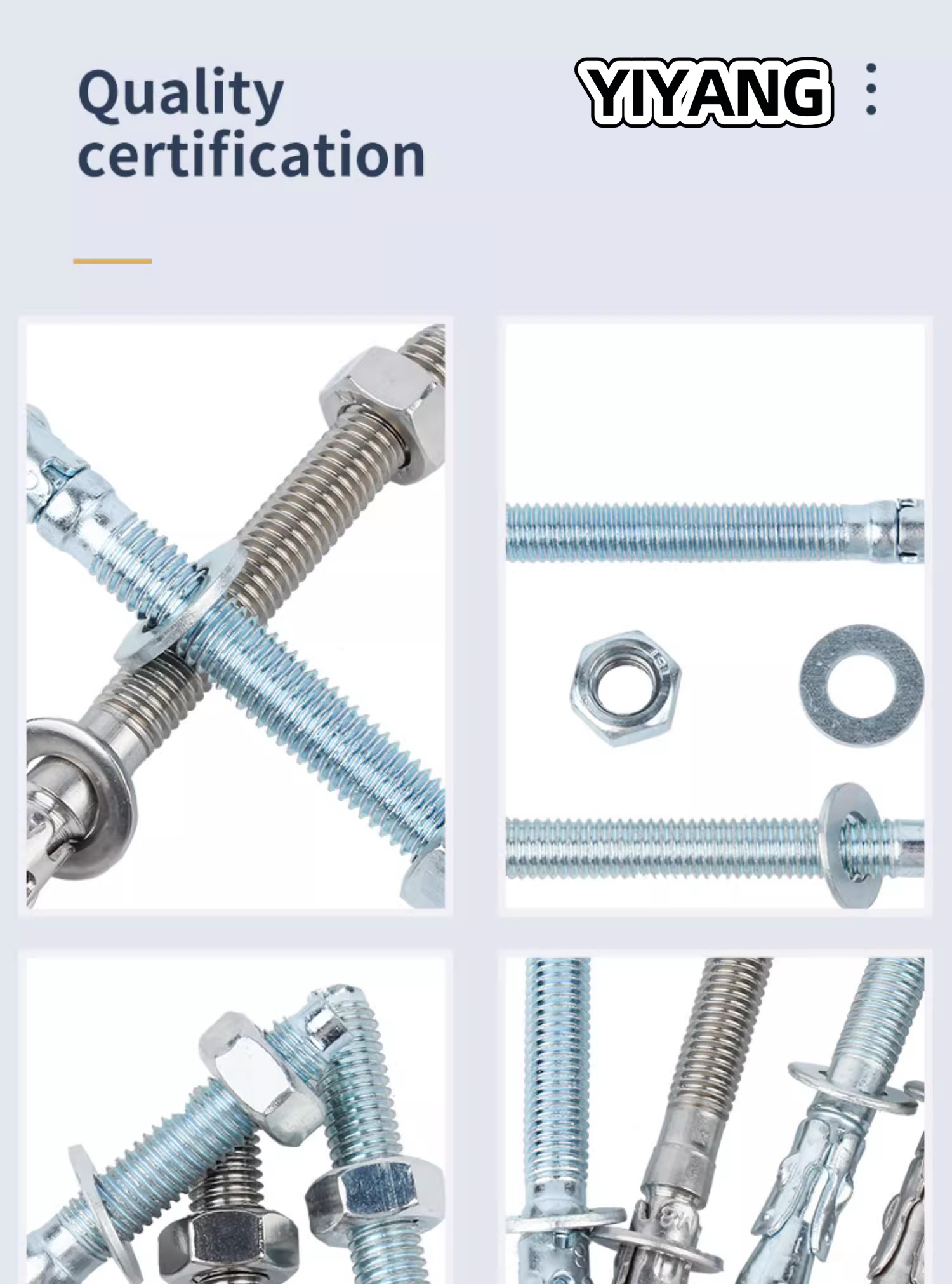 304 stainless steel galvanized wedge anchor | wall plug | expansion ...