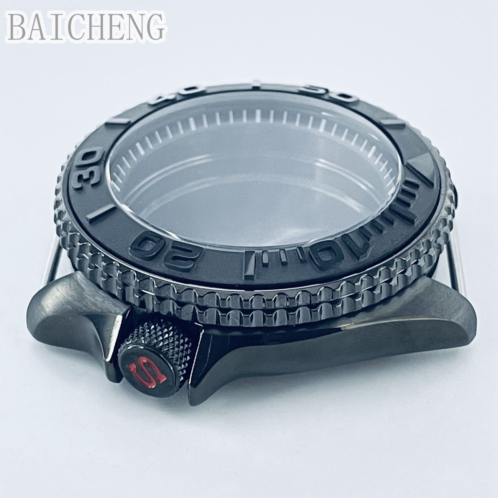 42mm Black Watch Case Ring Ceramic Aluminium Bezel Fit NH34 NH35 NH36 ...