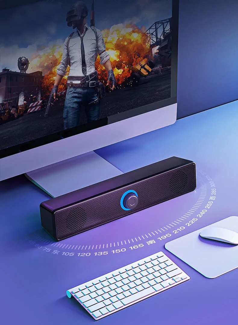 Bass Stereo Portable Speaker Bluetooth Wireless, USB Speakers for ...