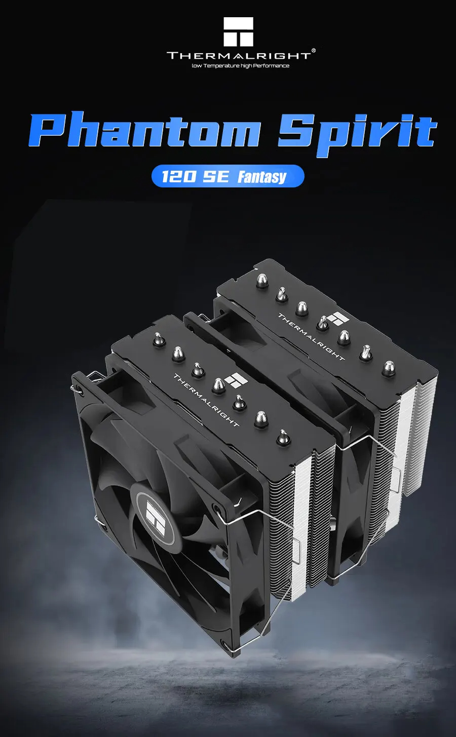 Thermalright PS120 SE ARGB CPU Air Cooler 7 Heat Pipes Chassis heat sink Dual FAN Computer ...