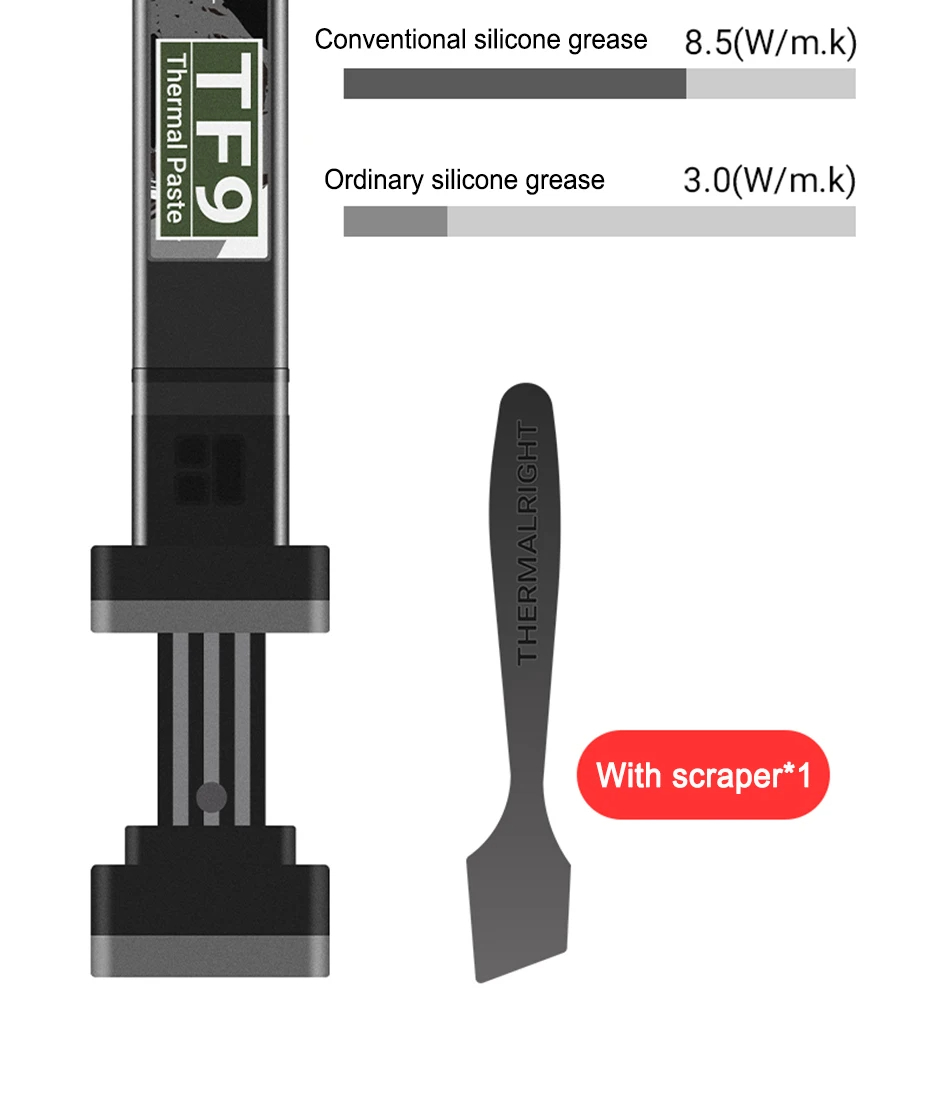 Thermalright TF9 1.5g/2.9g Thermal Paste Heat Sink Compound 14W/m.k ...
