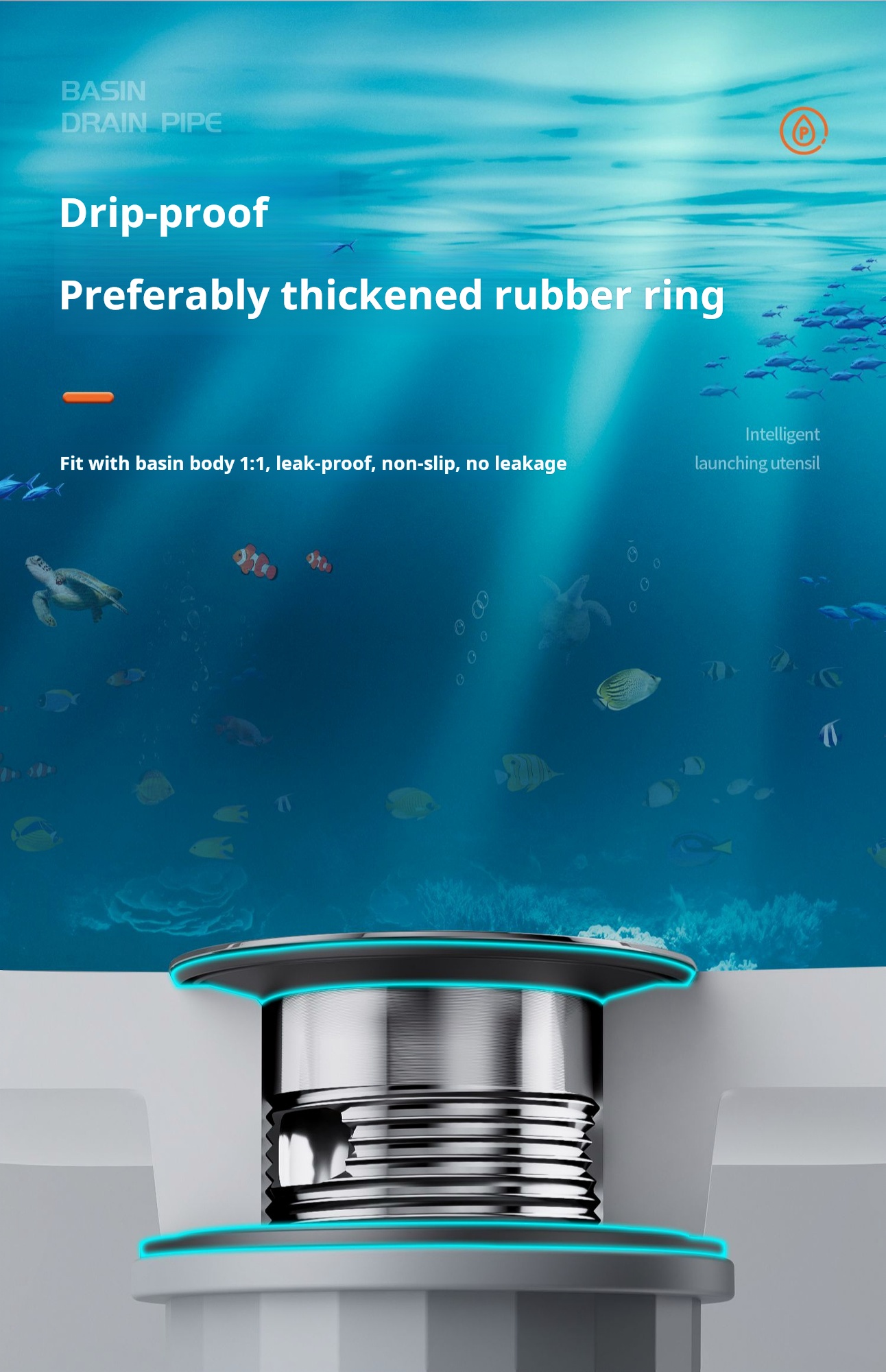 bathroom Wash basin Washbasin Drainage device Drain Retractable Anti ...