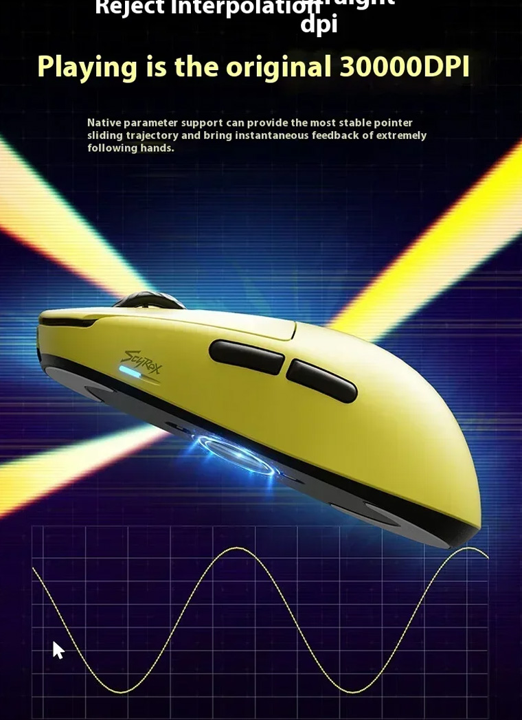 SCYROX V8 pore free ultra lightweight wireless gaming mouse, pixart ...