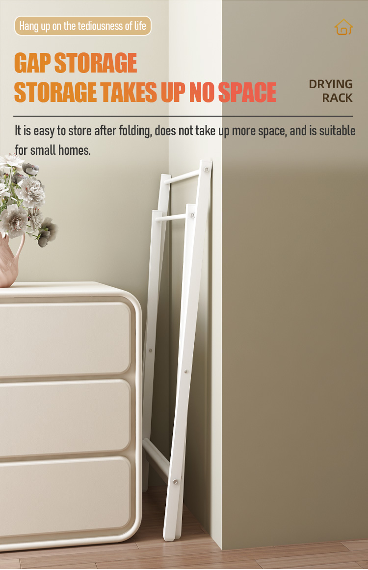 Indoor Simple Ampaian Baju/Home Drying Rack/Balcony Free Installation ...