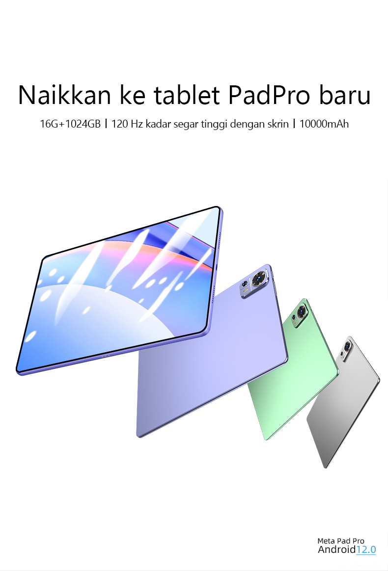 Tablet Galaxy Tab M9pro 10.8-inch 16GB+1TB smart tablet Android tablet supports SIM card for ...