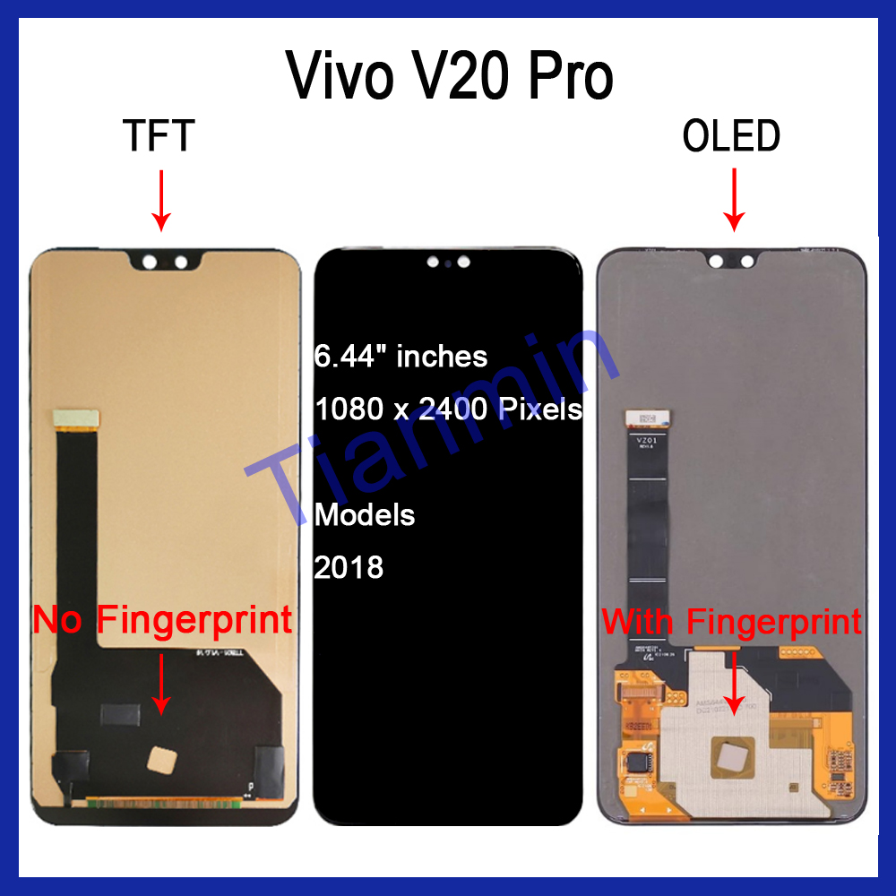 Vivo V20 V20 SE V20 Pro LCD OLED/TFT Touch Screen Assembly Replacement ...