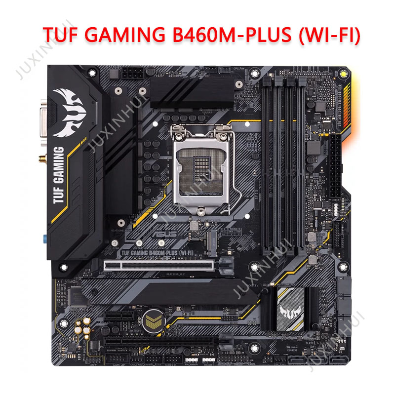 ASUS TUF GAMING B460M-PLUS (WI-FI) Heavy Cannon Motherboard Intel B460 ...