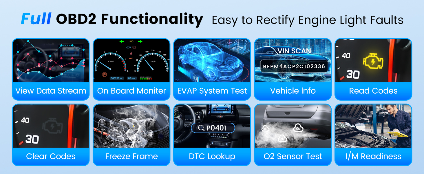【Proton&Perodua&All OBD2 Cars】MUCAR BT200 Bluetooth obd 2 Scanner ...