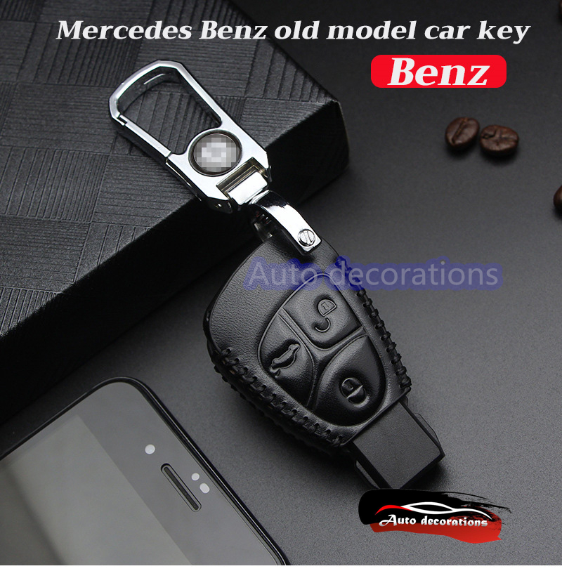 Suitable for old Mercedes-Benz car key 3 buttons Benz W124 W203 W204 ...
