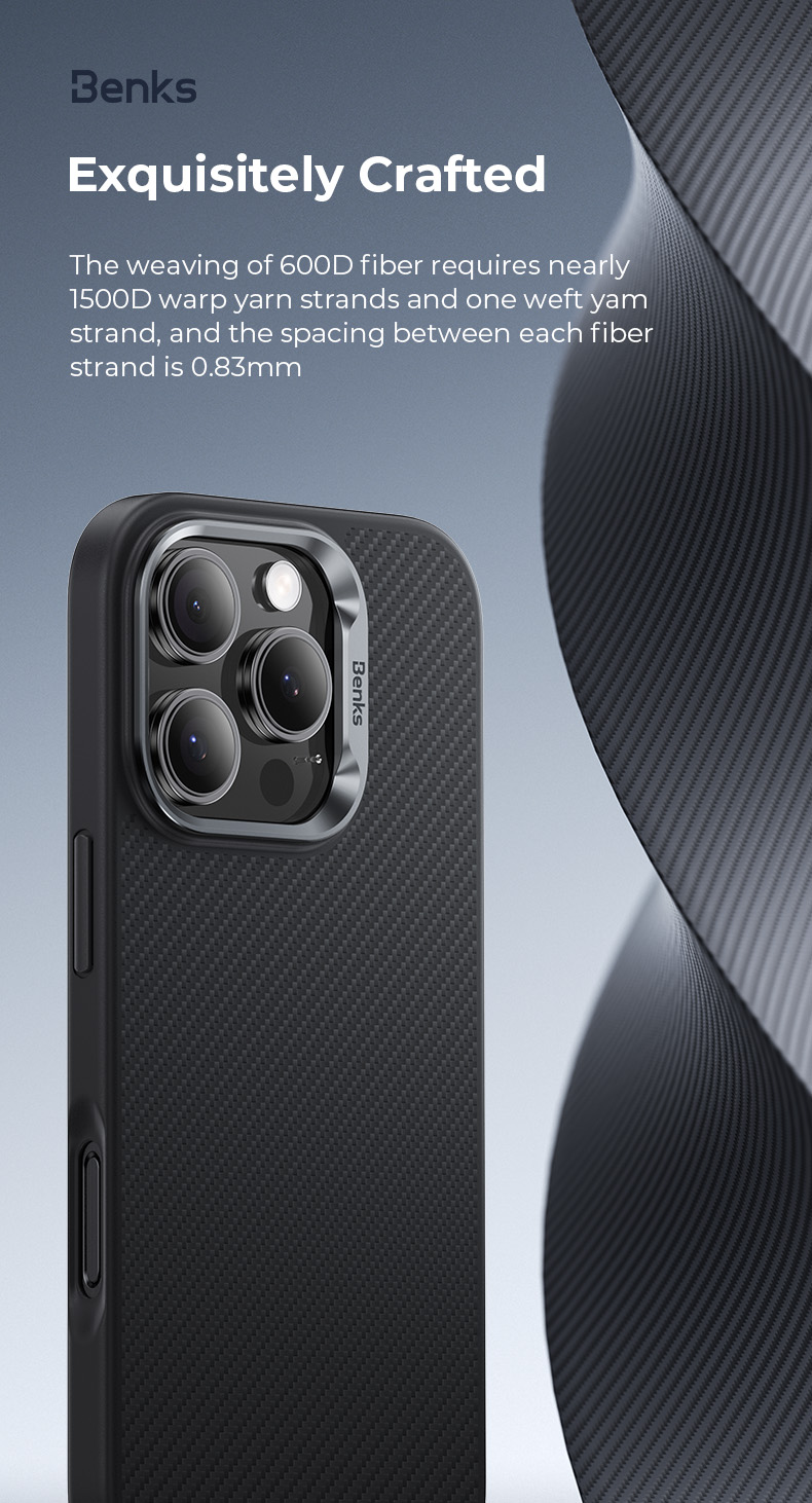 [Benks Official] Benks Magnetic ArmorPro Case Built with Kevlar 600D for IPhone 16 15 Pro Max ...