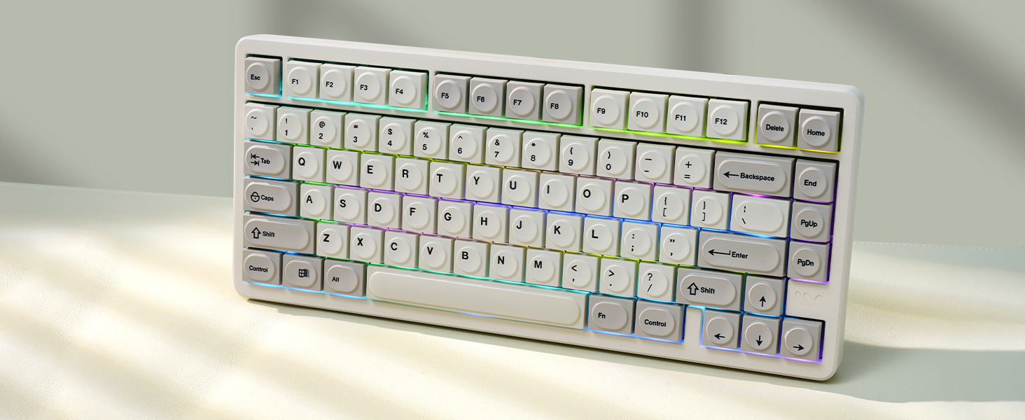 WOMIER Building Block Retro Keycaps 137 Keys Dye-Sublimation Custom Key ...