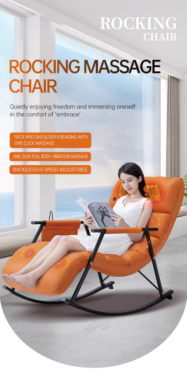 Electric Rocking Massage Chair Full Body Massager Vibrator Heating ...
