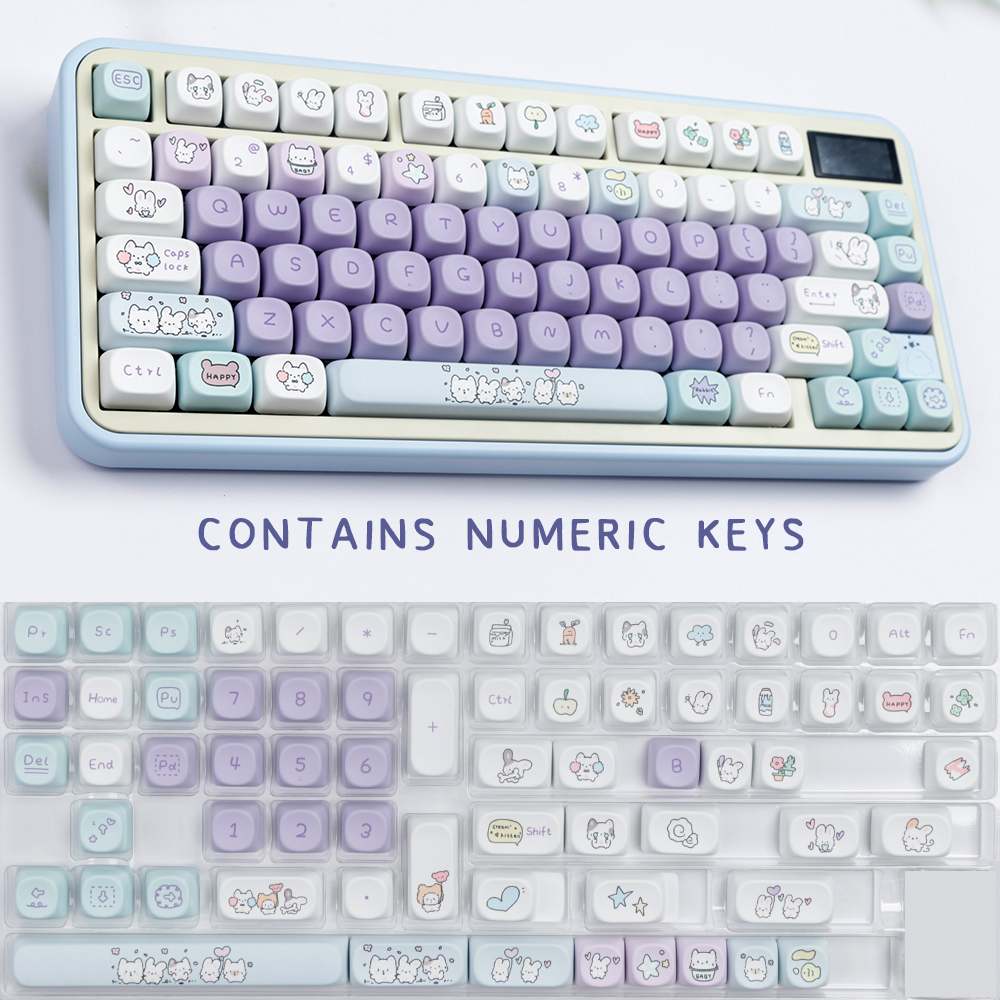 Patrick Star PBT 140keys Keycaps/set Dye-Sublimation MOA Profile Custom ...