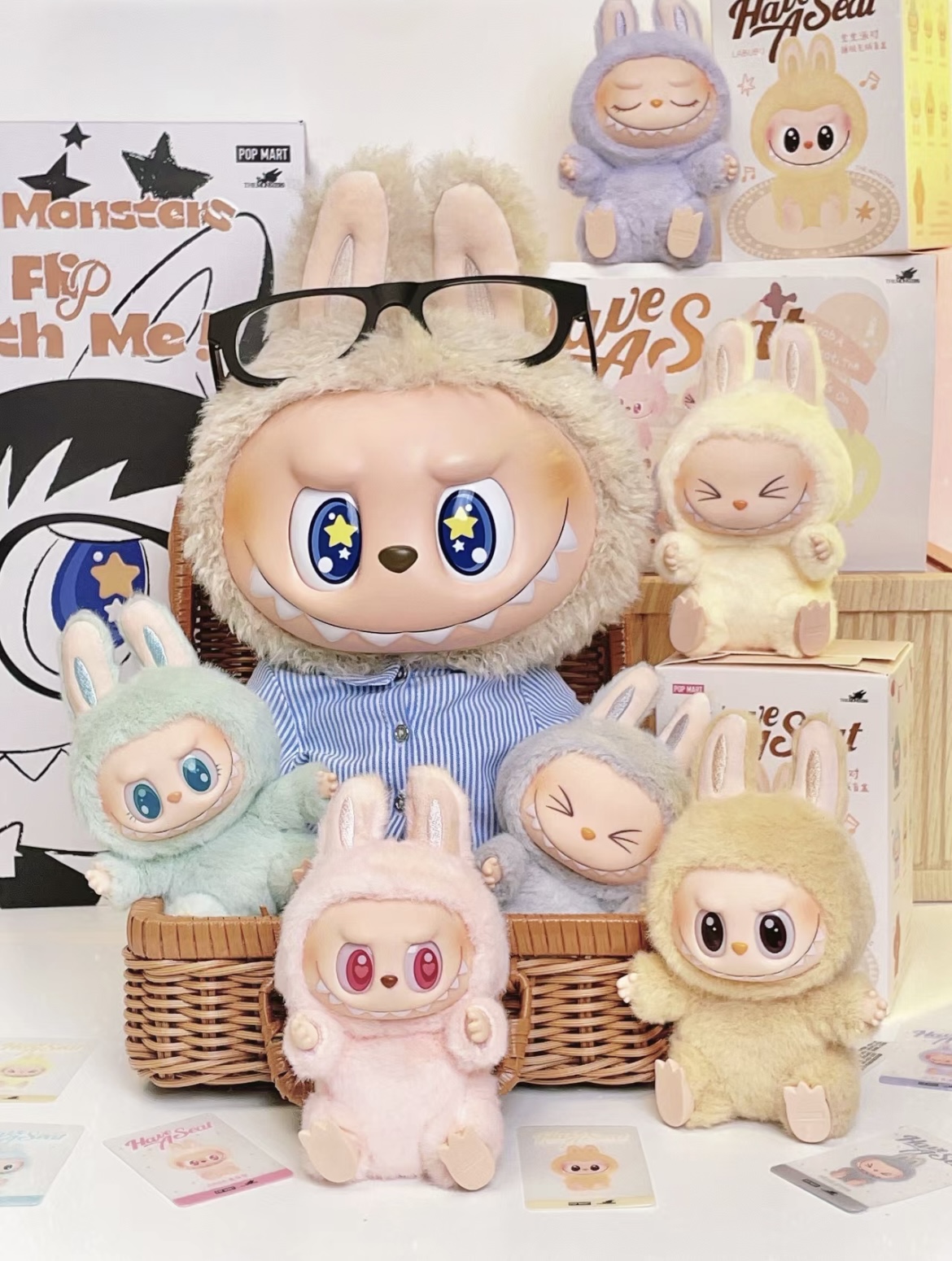 In stock Pop MART THE MONSTERS LABUUB FLIP WITH ME LABUBU Bubble MART ...