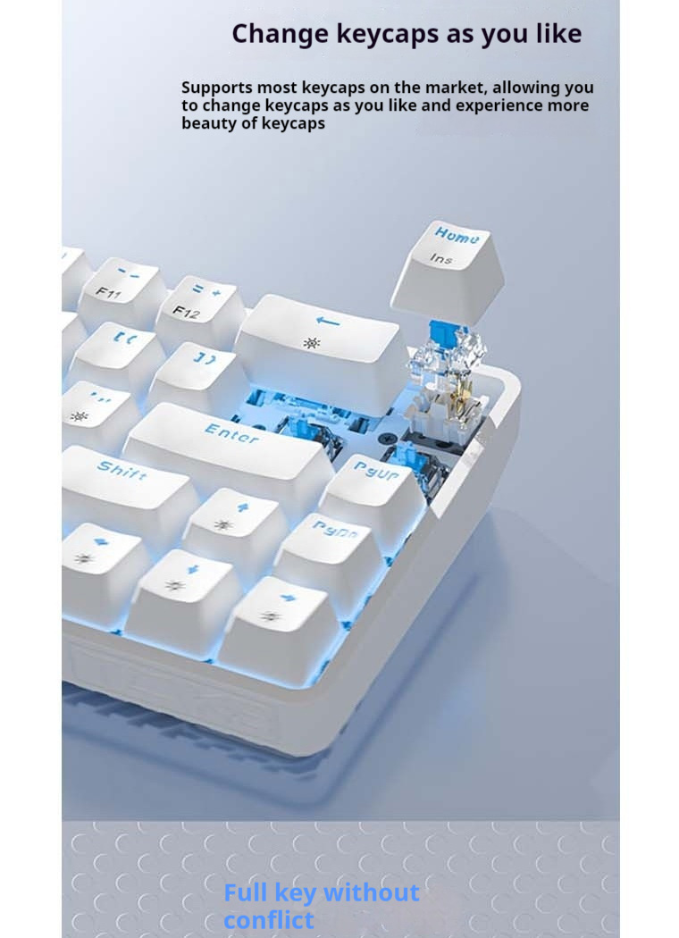 KEMOVE T68SE Wired backlit mechanical keyboard Gaming esports Laptop ...