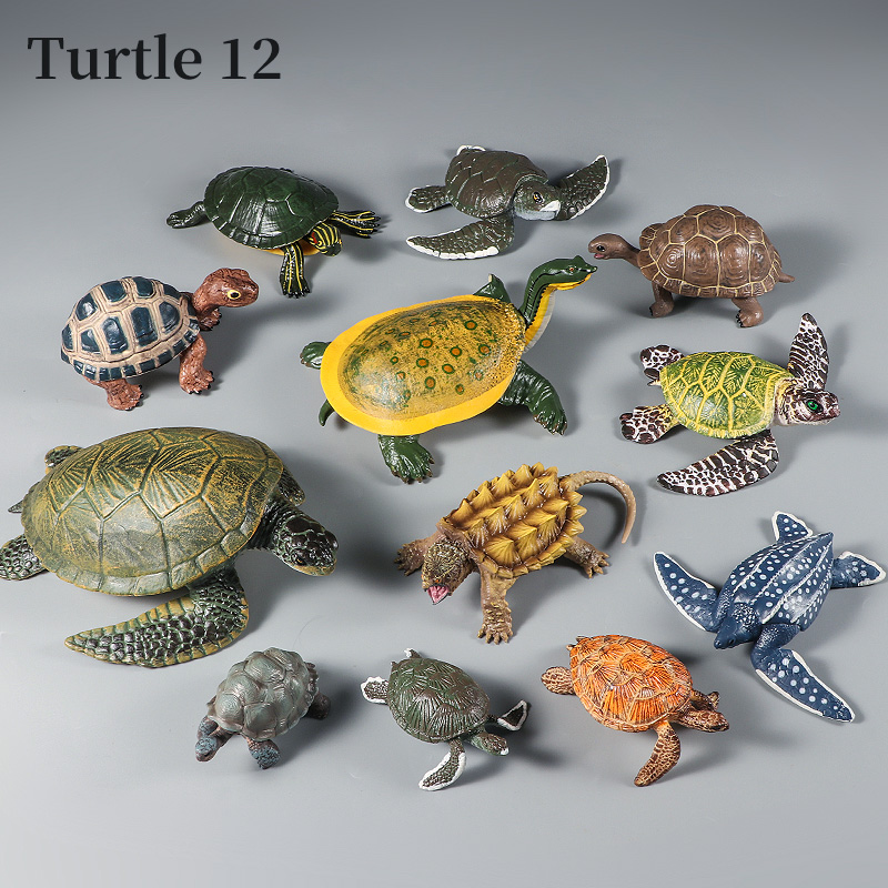 Sea Life Simulated Solid Animals Leatherback Tortoise Sea Turtle Model ...